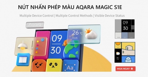 Aqara Magic Switch S1E và cách ngữ cảnh điều khiển rèm